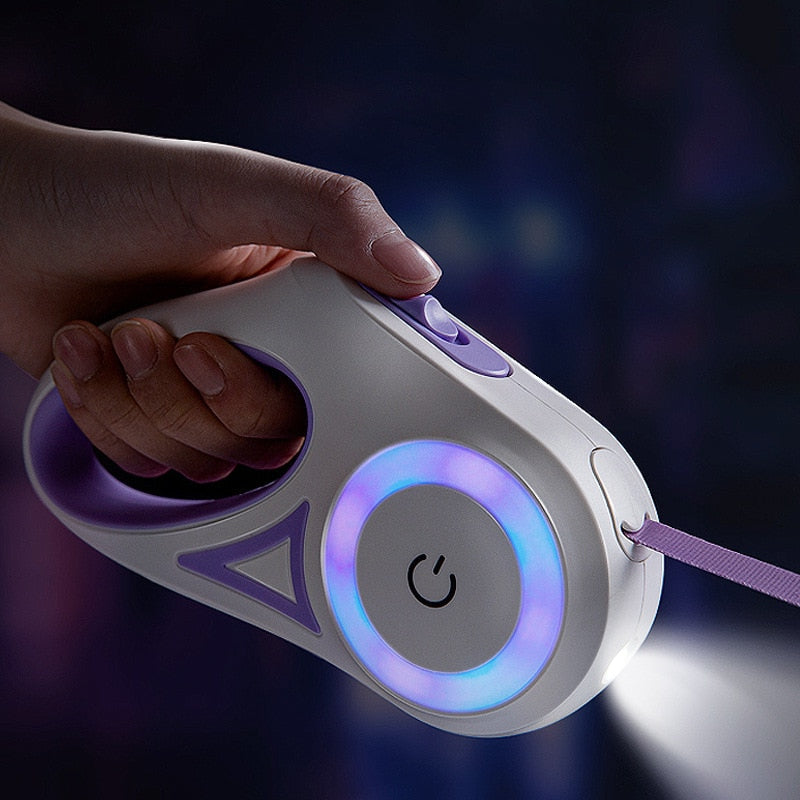 LED Light Retractable Dog Leash with Light – Verniershop