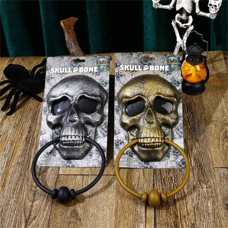 Skeleton Head Door Knocker Halloween Decoration – Verniershop