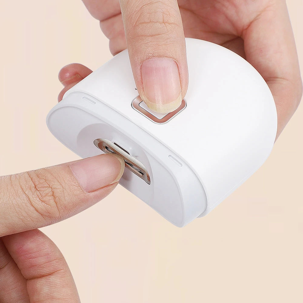 Electric Nail Clipper, Automatic Nail Polishing Trimming Manicure ...