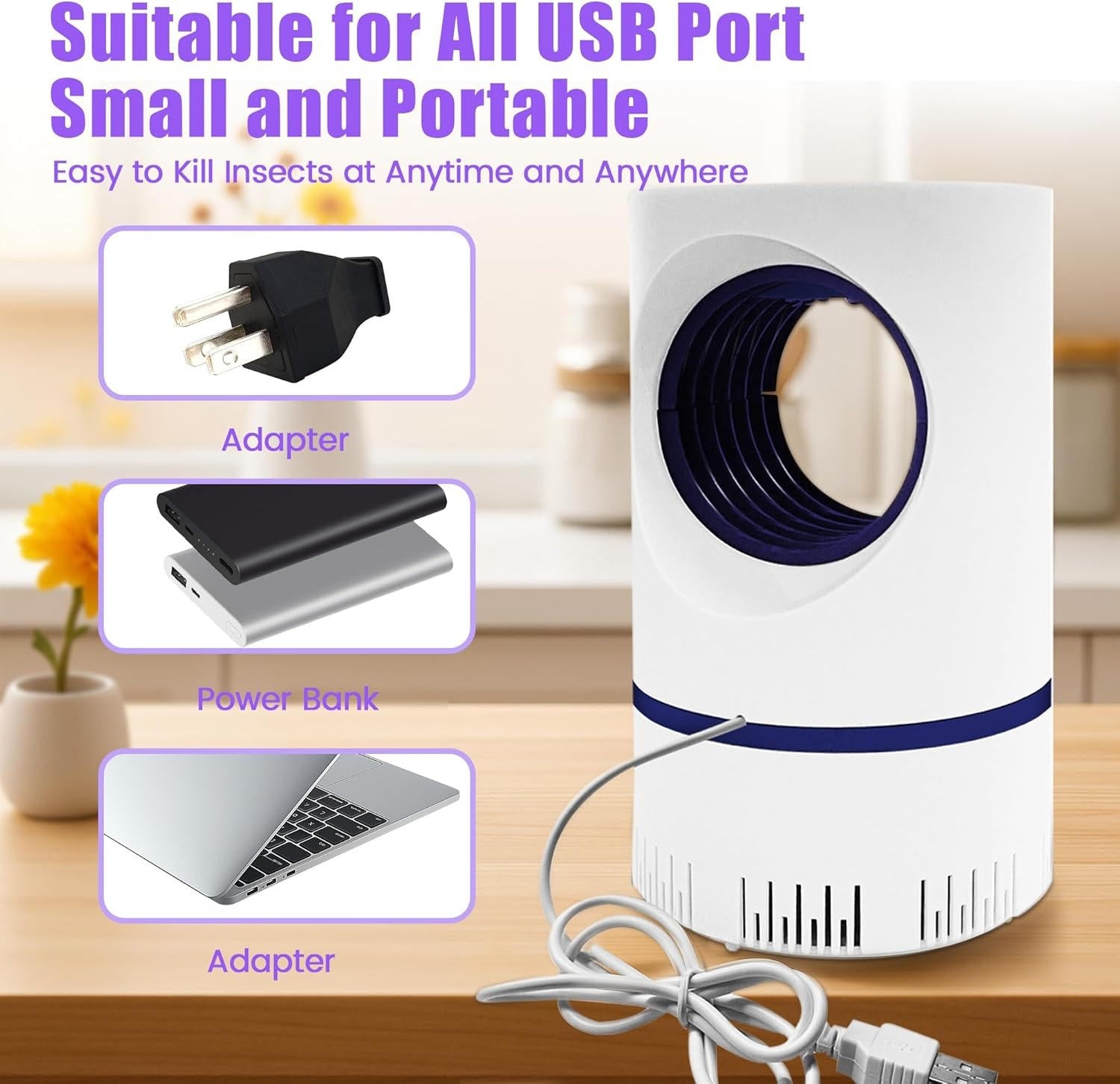 UV Light Insect Trap - Indoor/Outdoor Mosquito Fly Killer – Verniershop