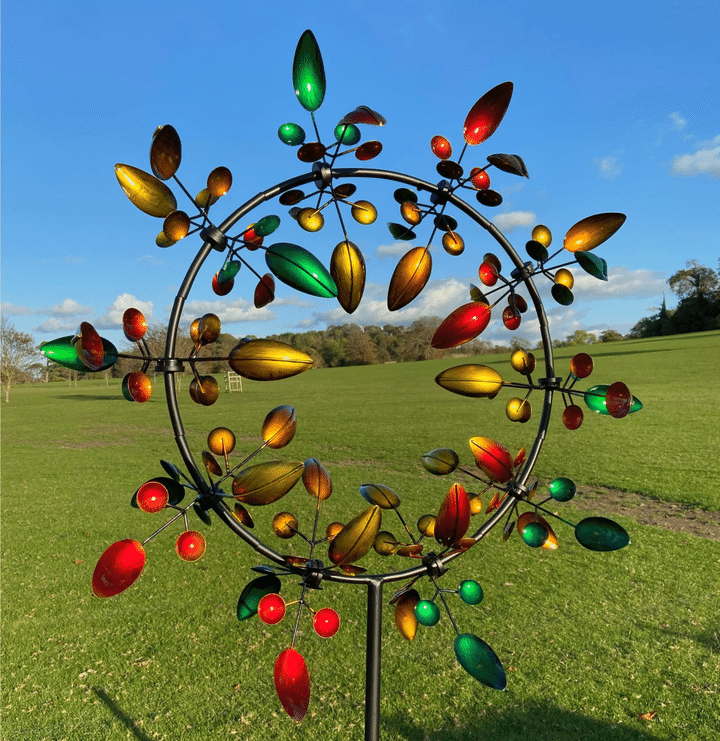 Magical metal windmill: Kinetic wind spinner for the garden – Verniershop