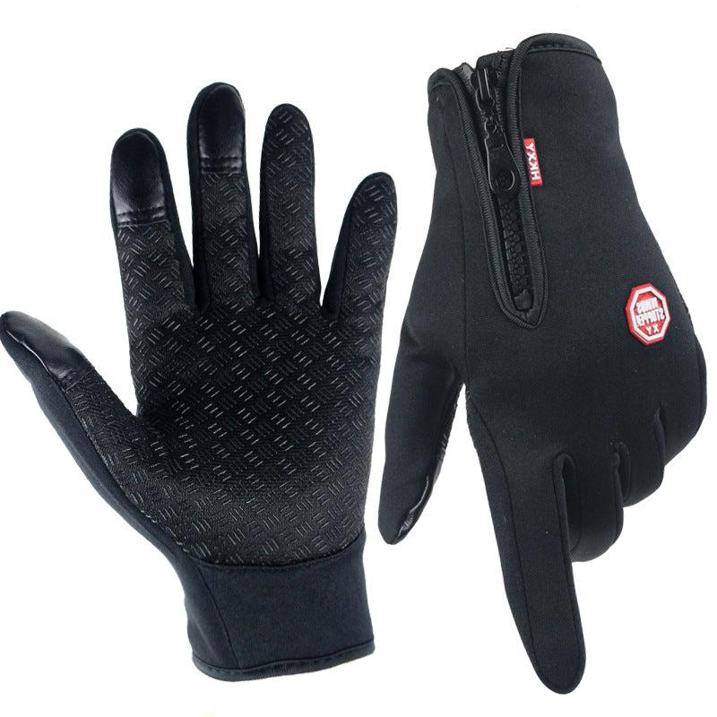 Ultra-Thin Thermal Gloves - Unisex Touch Screen Winter Fleece Gloves ...
