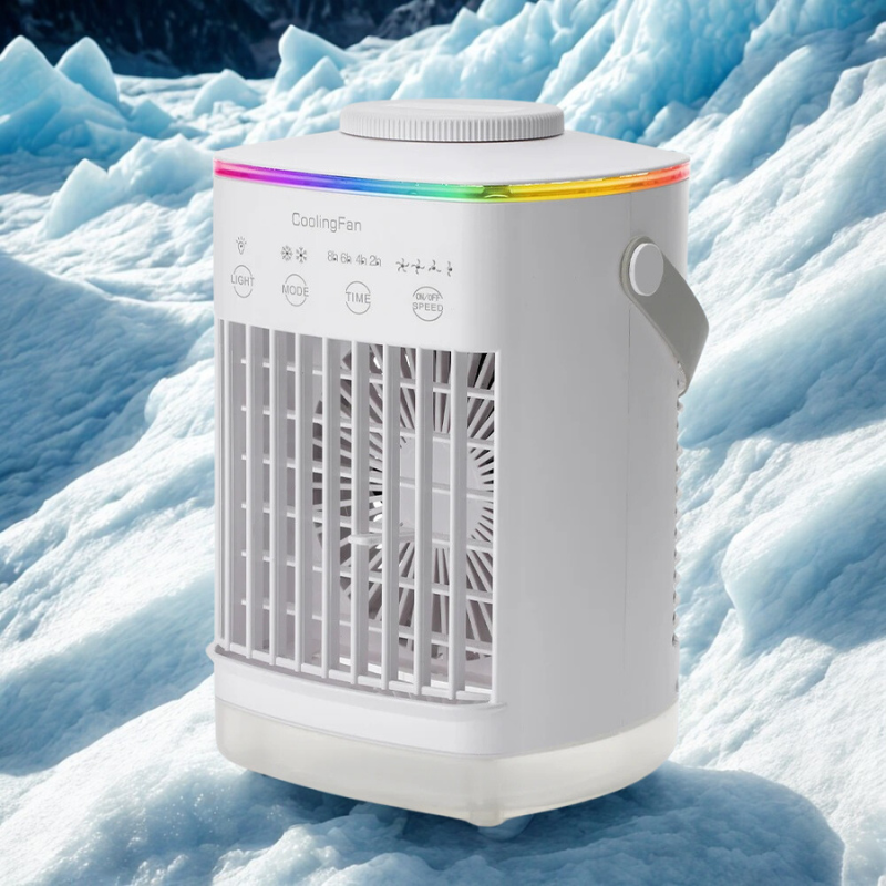 Mini Portable Aircon & Humidifier with LED – Verniershop
