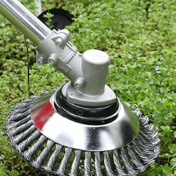 Unbreakable Wired Trimmer Blade - Round Edge Grass Trimmer with Blades ...