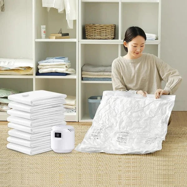 Durable Electric Vacuum Compression Bag - 75% More Storage! – Verniershop