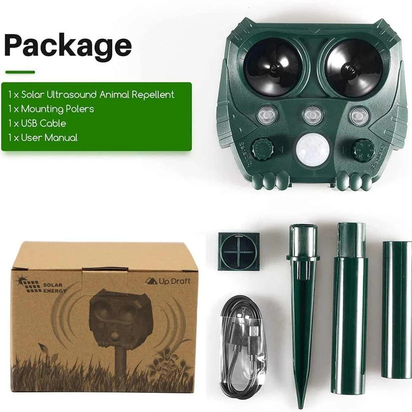 Ultrasonic Cat Repellent Ultrasound and Noise Sonar Repellent Deterren ...