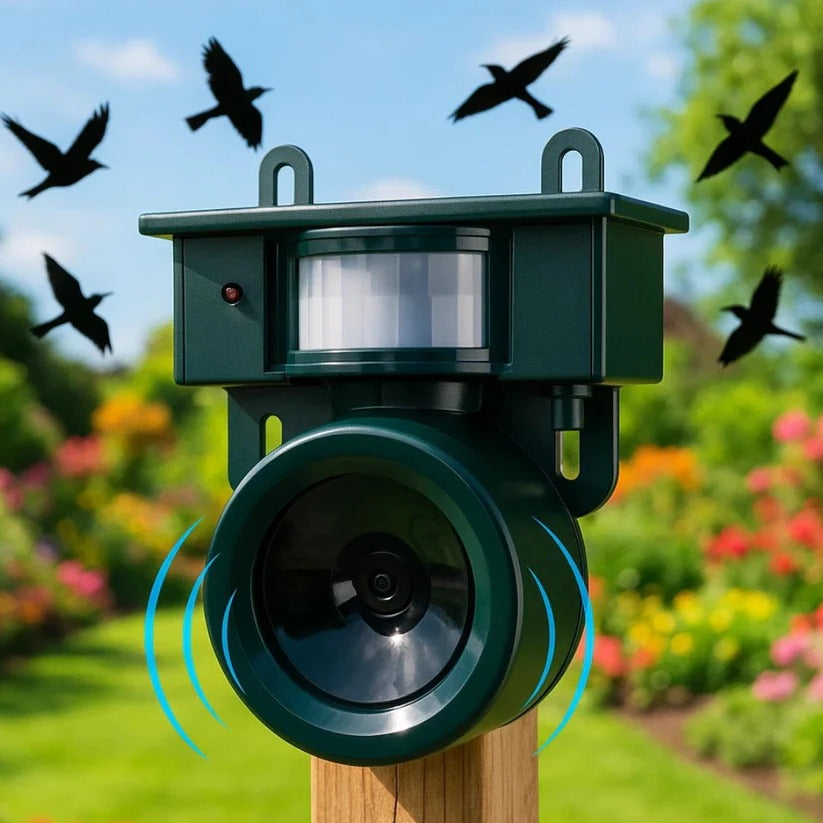 Motion Sensor Bird Deterrent for Crows: Ideal Pigeon Repeller with Sou ...