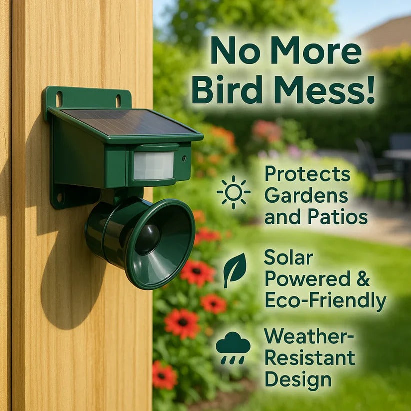 Motion Sensor Bird Deterrent for Crows: Ideal Pigeon Repeller with Sou ...