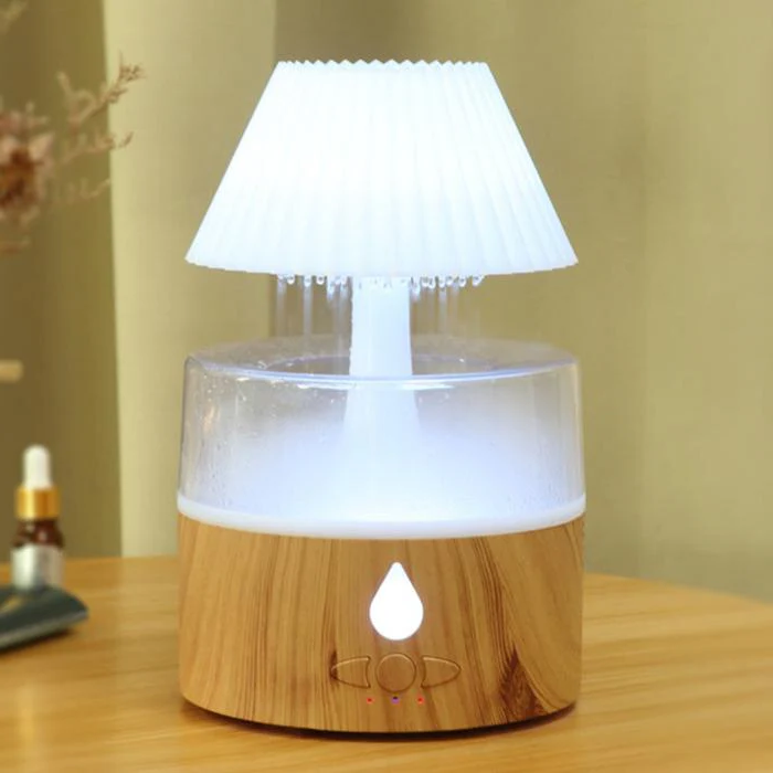 Rain Cloud Humidifier - Cool Mist Aromatherapy Diffuser, USB-Powered w ...