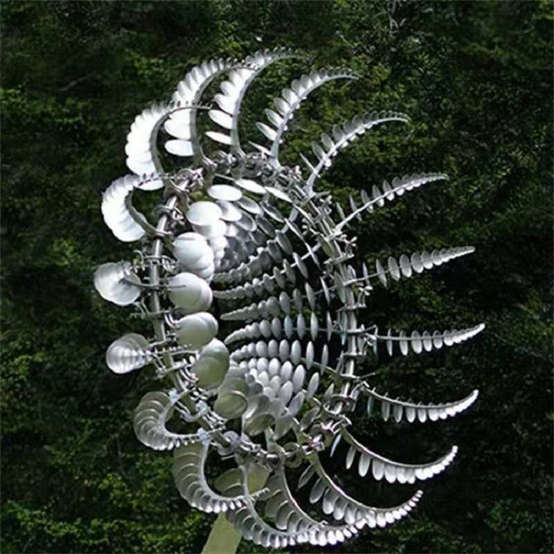 New Anti-Rust Magical Metal Windmill-Kinetic Metal Wind Spinners ...